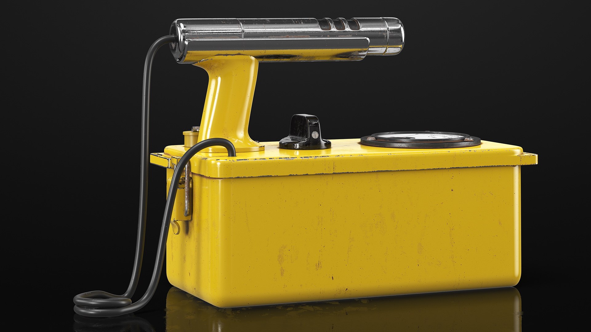 Cold war geiger counter 3D - TurboSquid 1595795