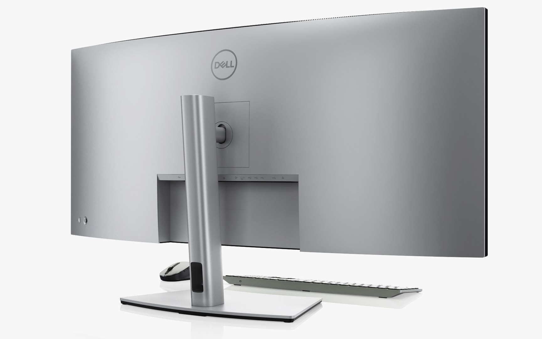 Dell Desktop Set U4021QW KM7321W Model - TurboSquid 2112453