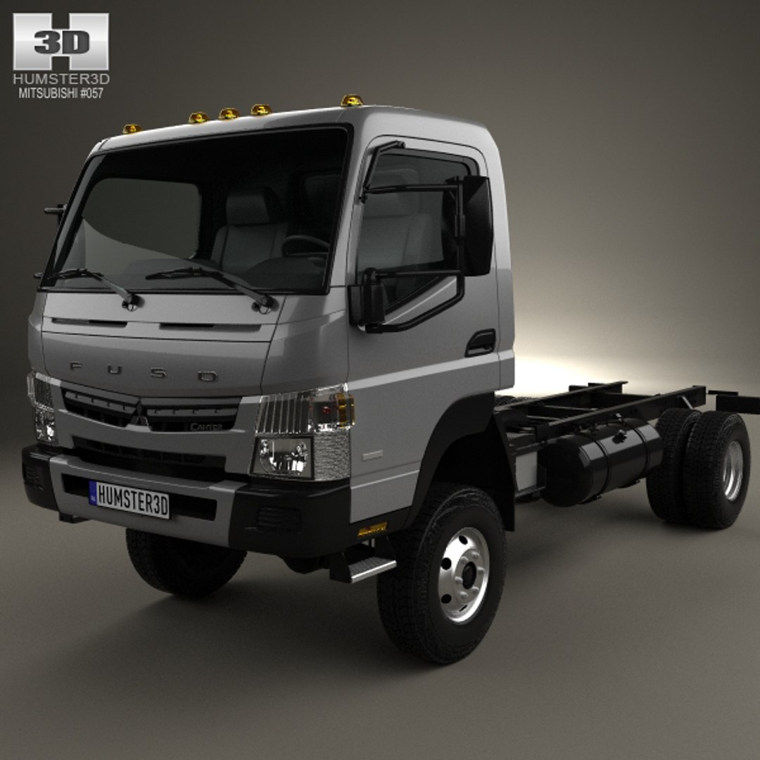 Mitsubishi fuso chassis 3D model - TurboSquid 1235000