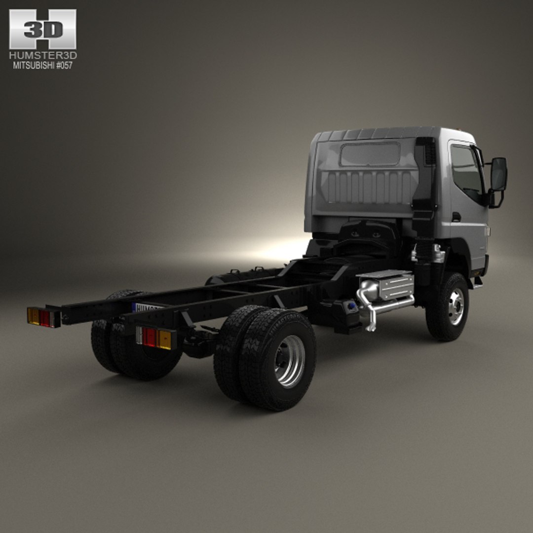 Mitsubishi fuso chassis 3D model - TurboSquid 1235000