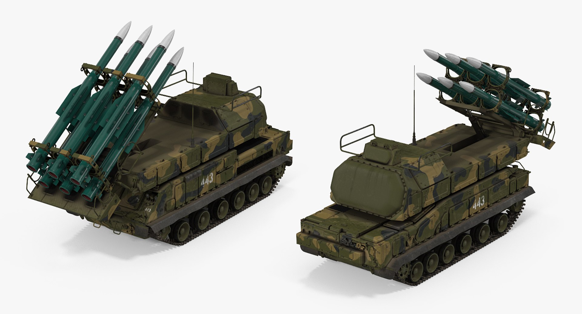 Buk m3 surface air missile 3D model - TurboSquid 1300254