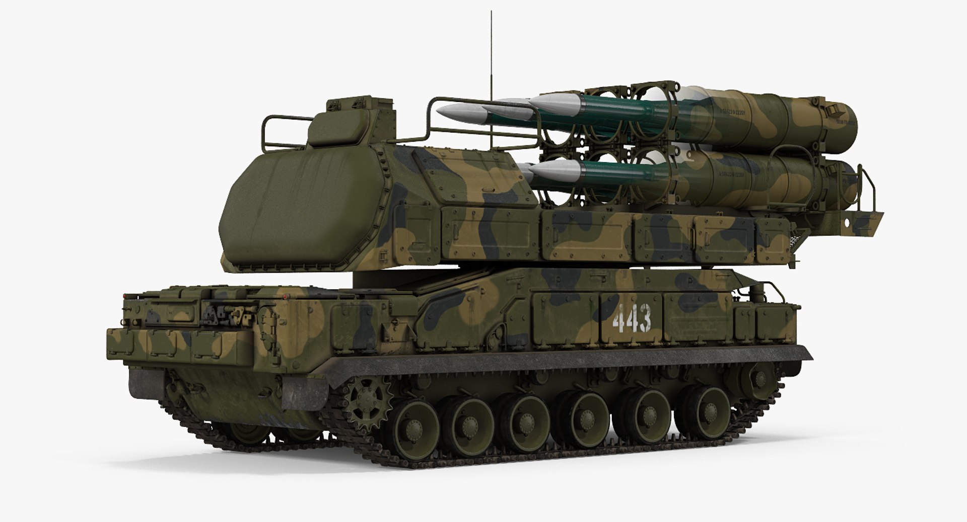 Buk M3 Surface Air Missile 3D Model - TurboSquid 1300254