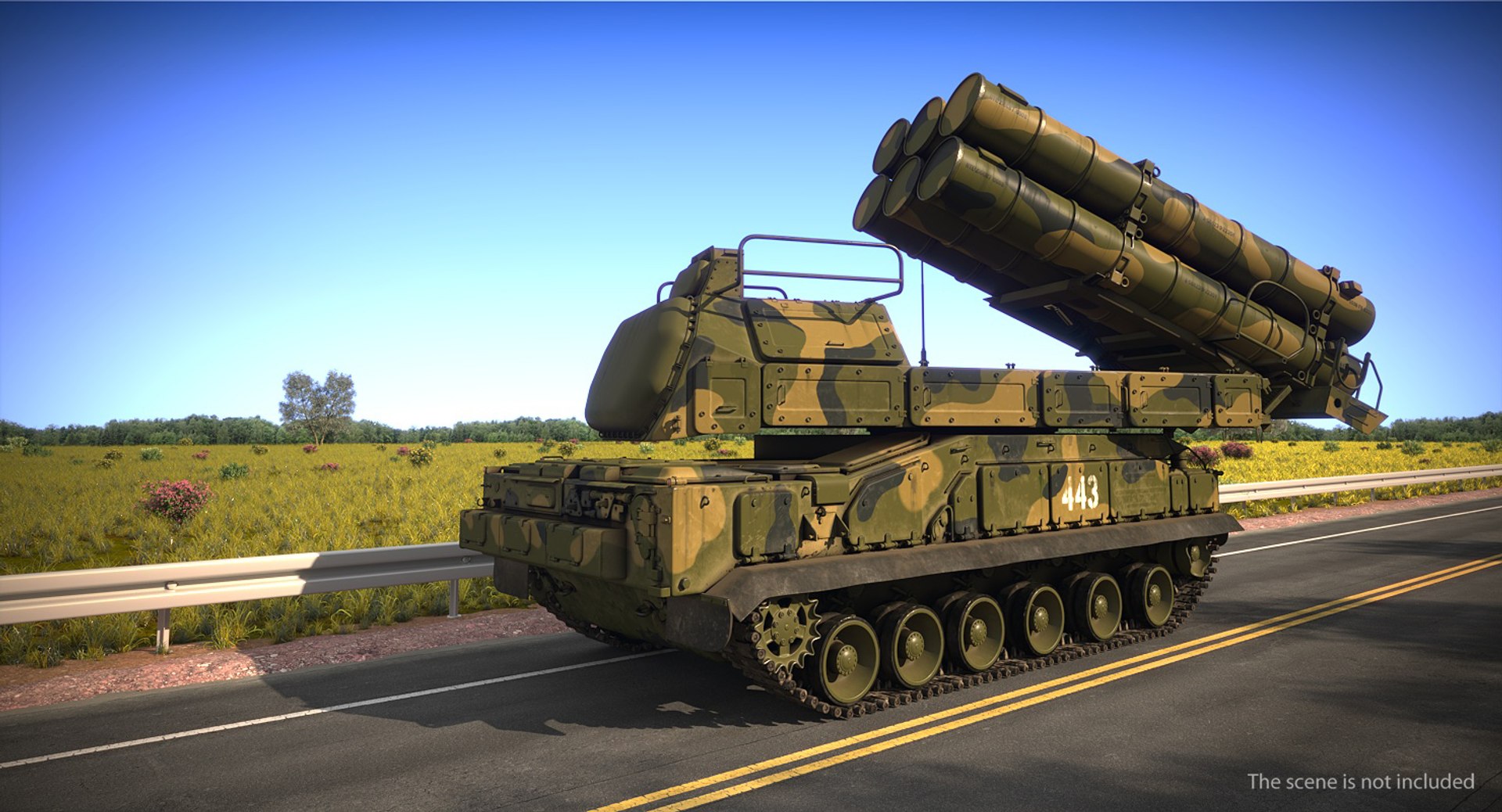 Buk M3 Surface Air Missile 3D Model - TurboSquid 1300254