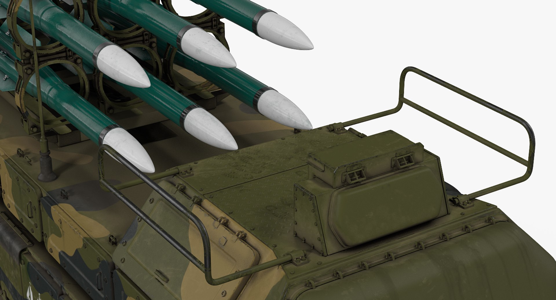 Buk m3 surface air missile 3D model - TurboSquid 1300254