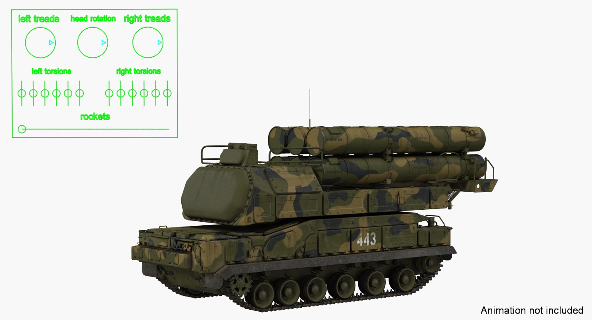 Buk M3 Surface Air Missile 3D Model - TurboSquid 1300254