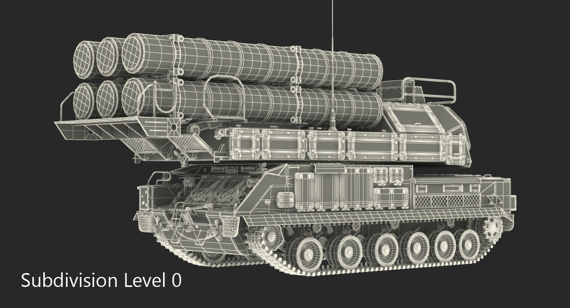 Buk m3 surface air missile 3D model - TurboSquid 1300254