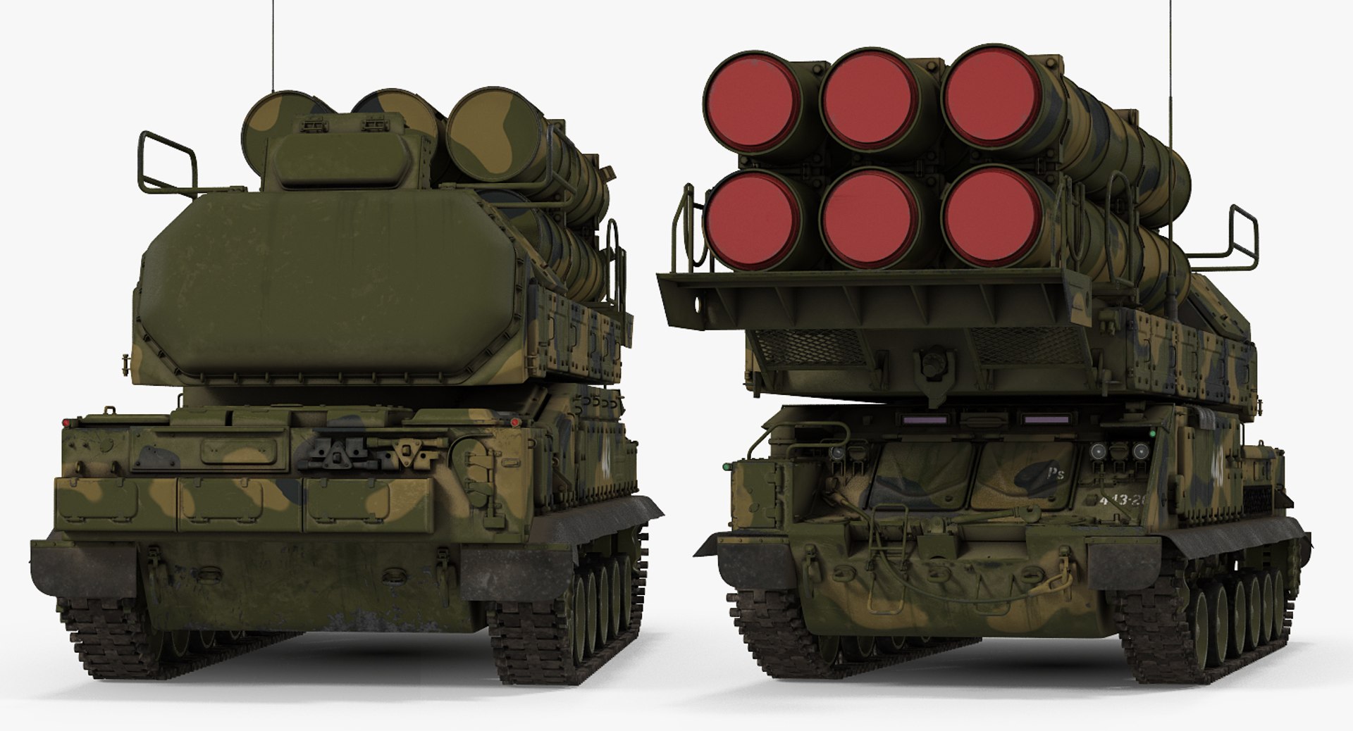 Buk m3 surface air missile 3D model - TurboSquid 1300254