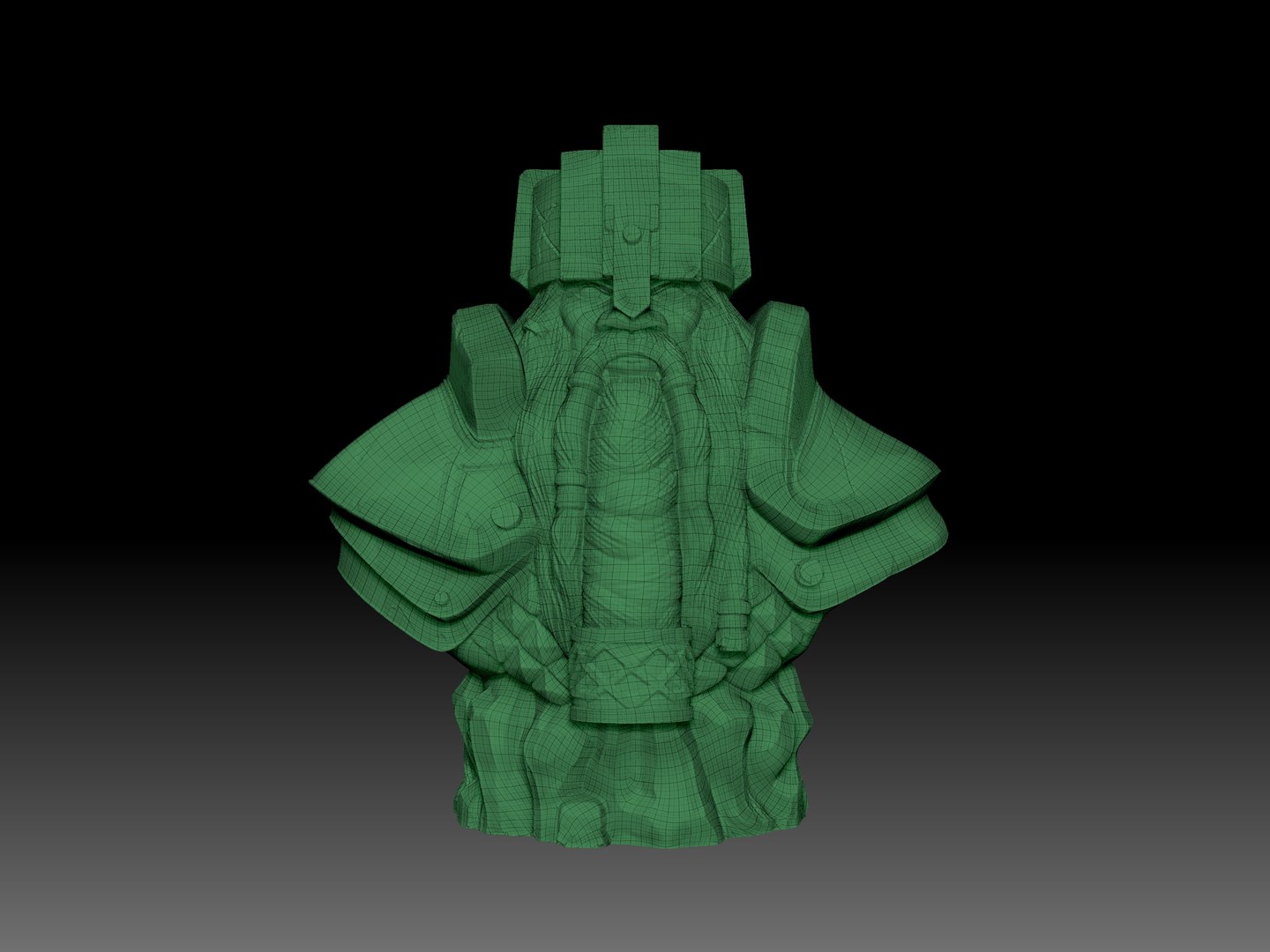 3D Model Dwarf Statue 3D Print Model - TurboSquid 2427168
