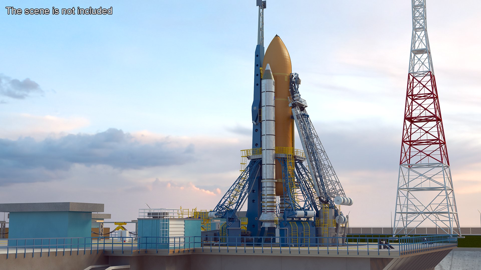 Space Shuttle External Tank And Rocket Boosters 3D Model - TurboSquid ...