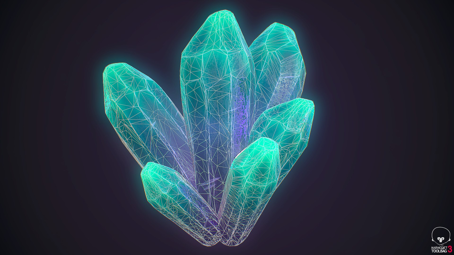 3D fantasy crystal - TurboSquid 1290884