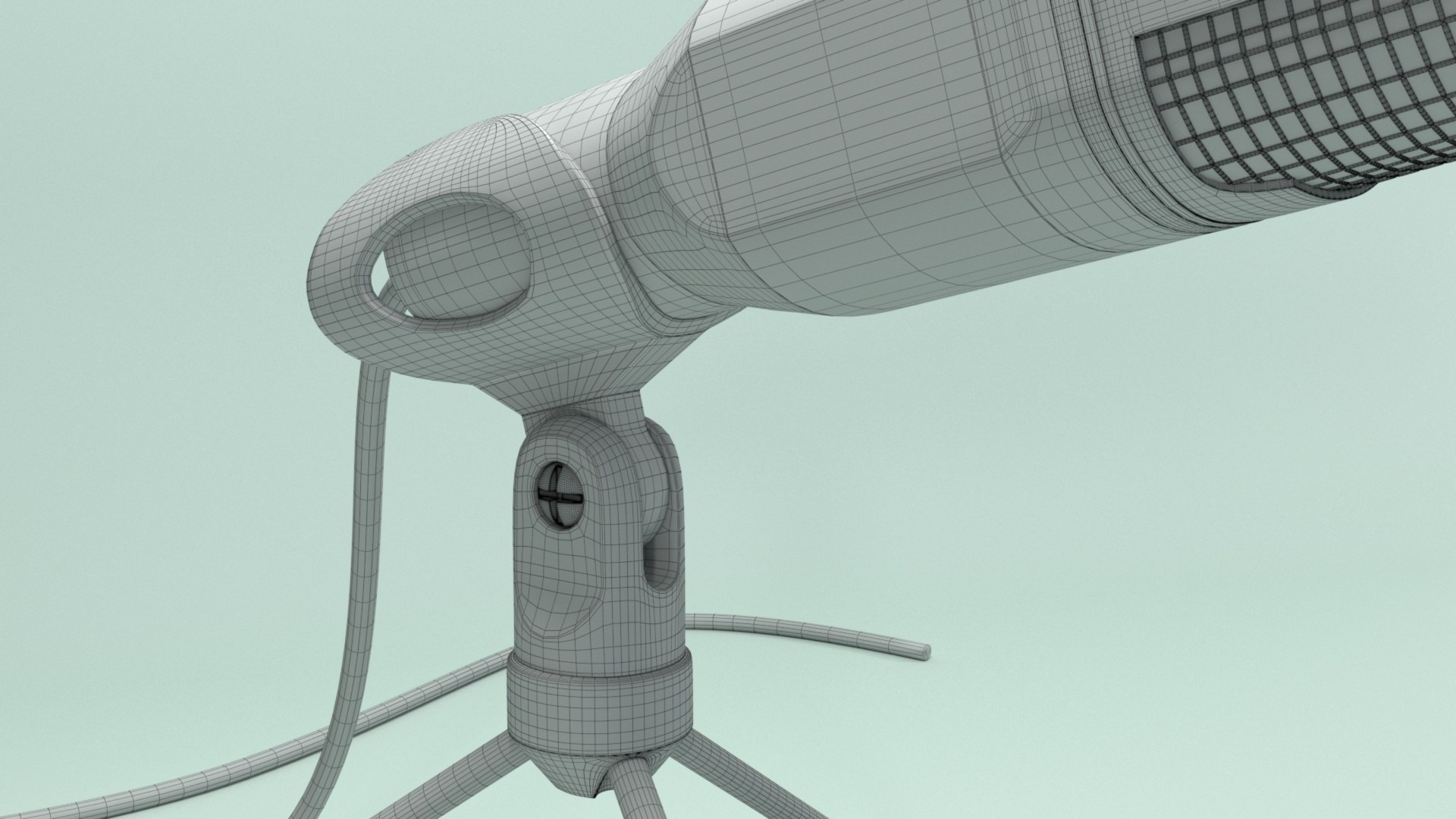3D microphone model - TurboSquid 1707001