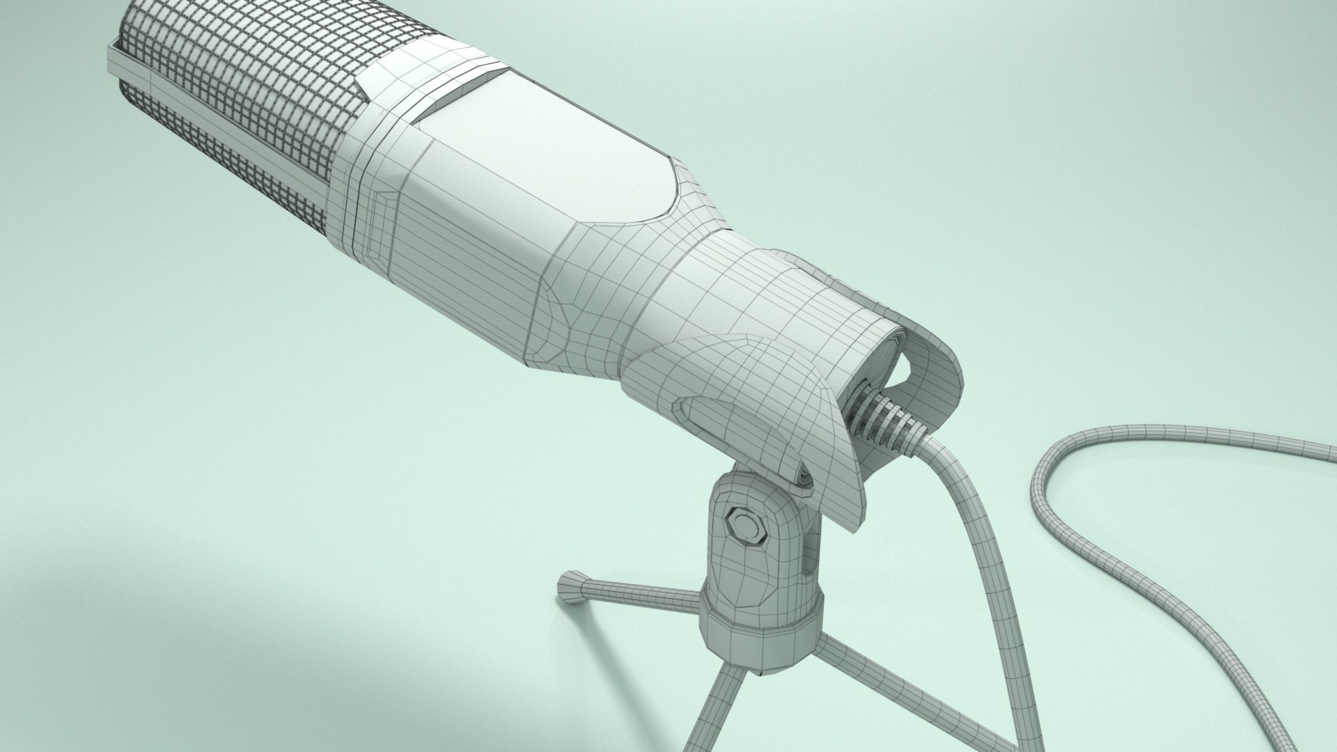 3D microphone model - TurboSquid 1707001