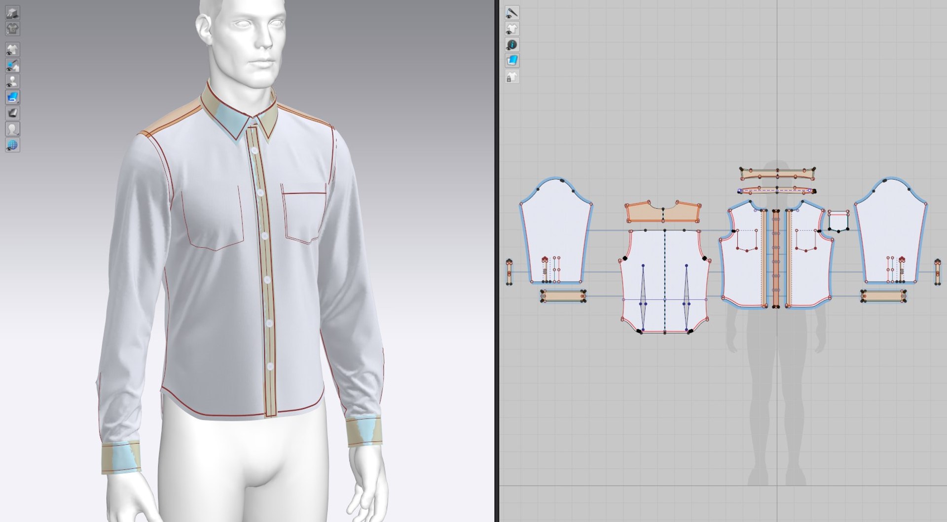 3D Tailored Shirt - Slim Fit model - TurboSquid 1894079