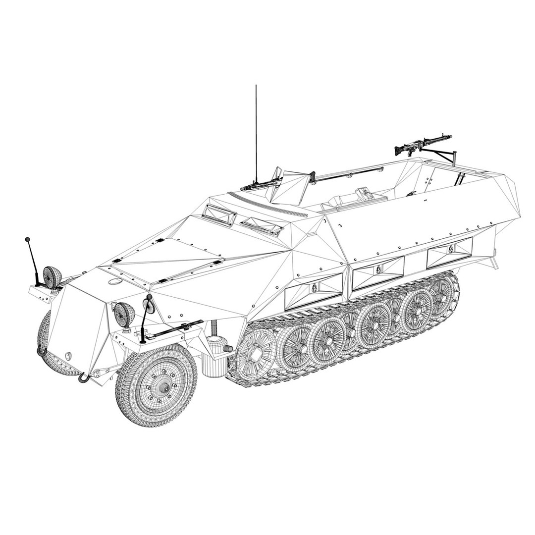 Sd Kfz 1 Ausf 3D Model - TurboSquid 1374084