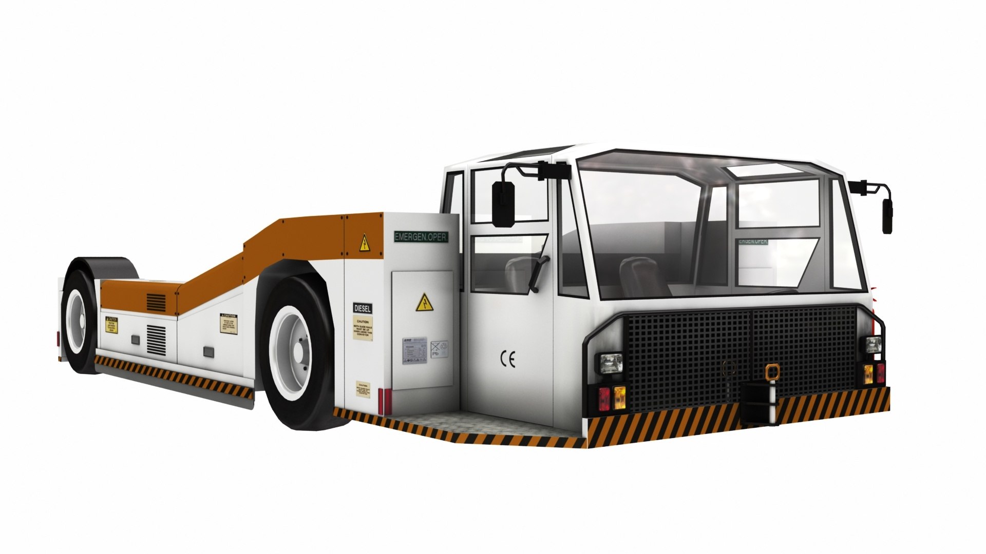 3D jetway towing tractor model - TurboSquid 1482918