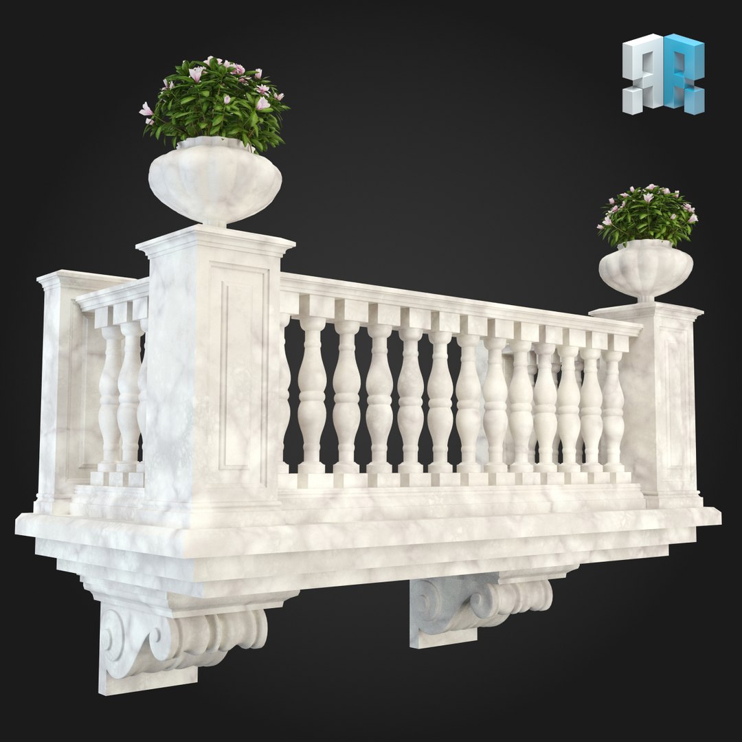 3d Model Balcony