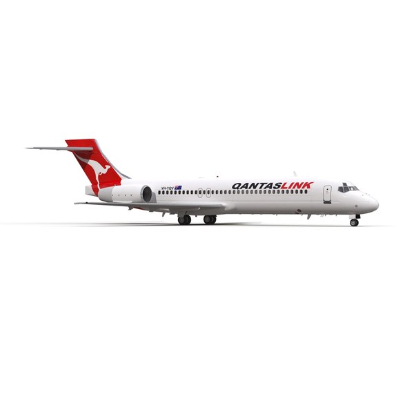 波音717-200澳洲航空公司3D模型 - TurboSquid 1012748