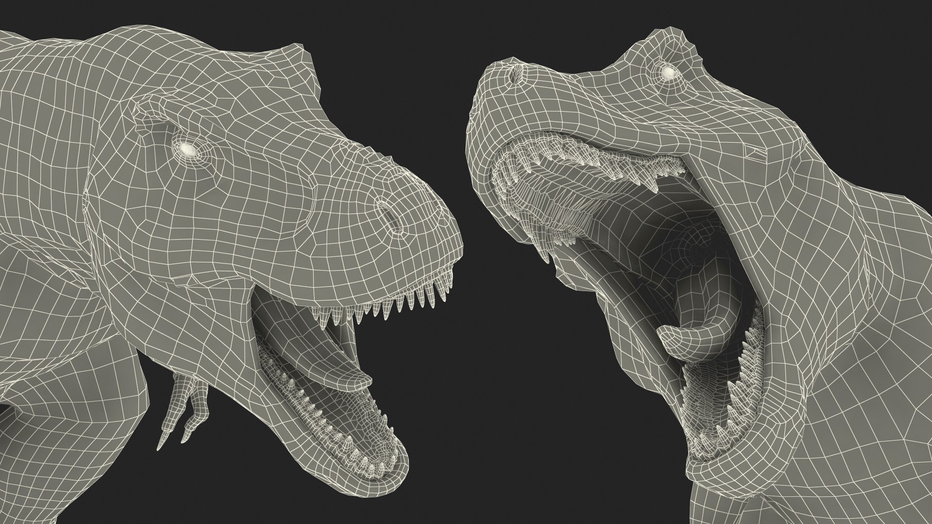 T Rex Roar Pose 3D Model - TurboSquid 2099257