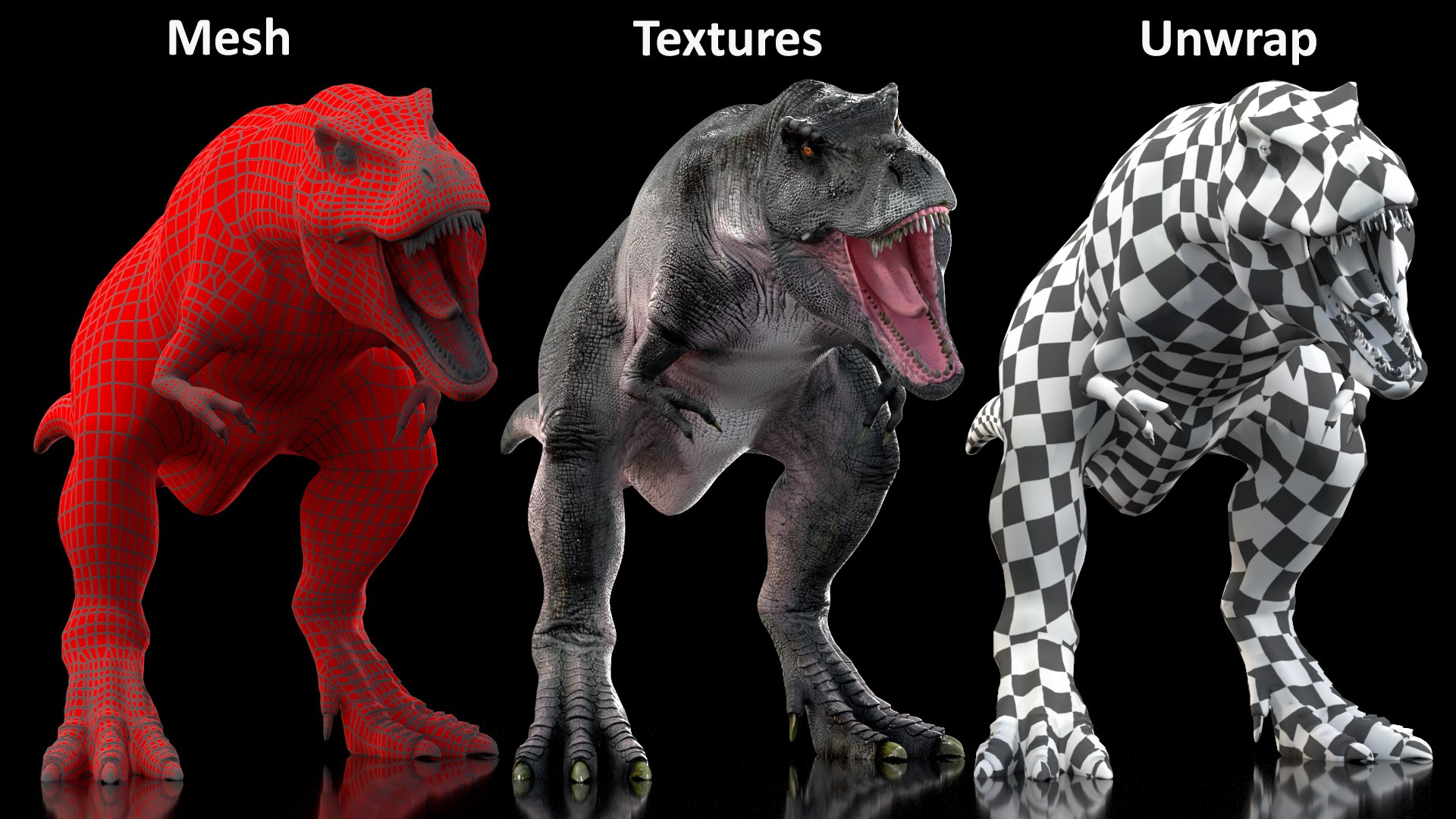 T Rex Roar Pose 3D Model - TurboSquid 2099257