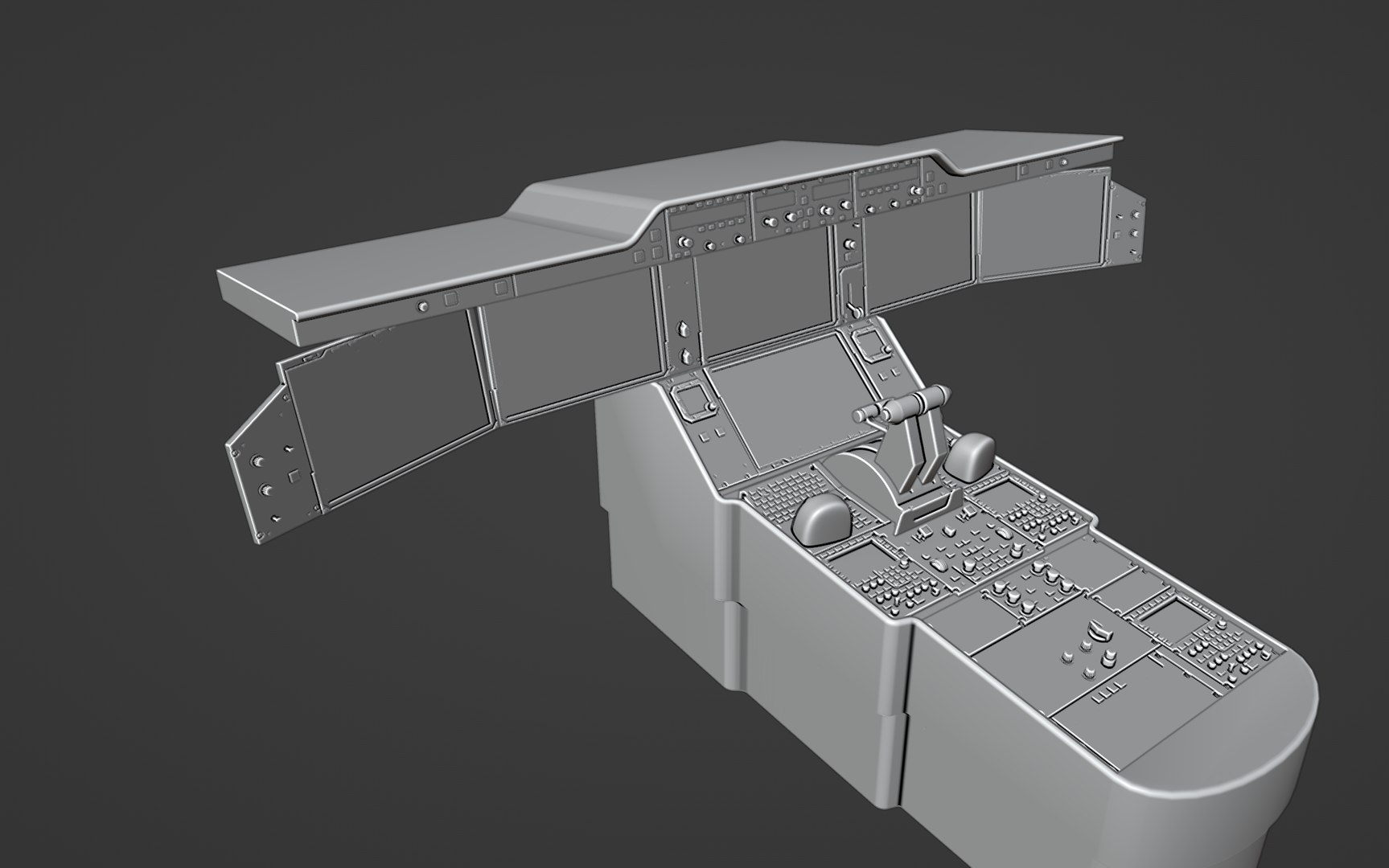 3D Model Airbus A350 Cockpit - TurboSquid 2173230