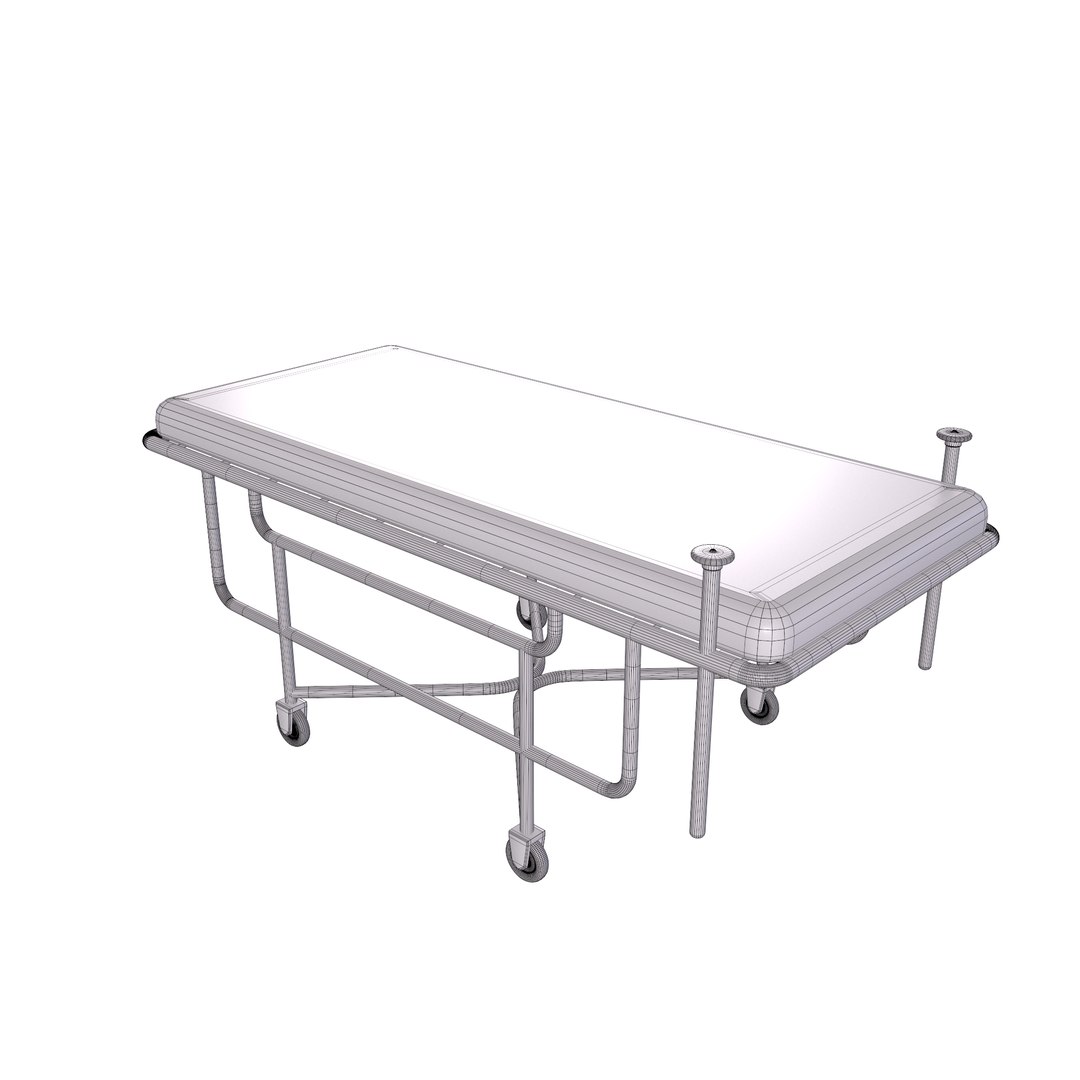 Stretcher 01 3D Model - TurboSquid 2130967