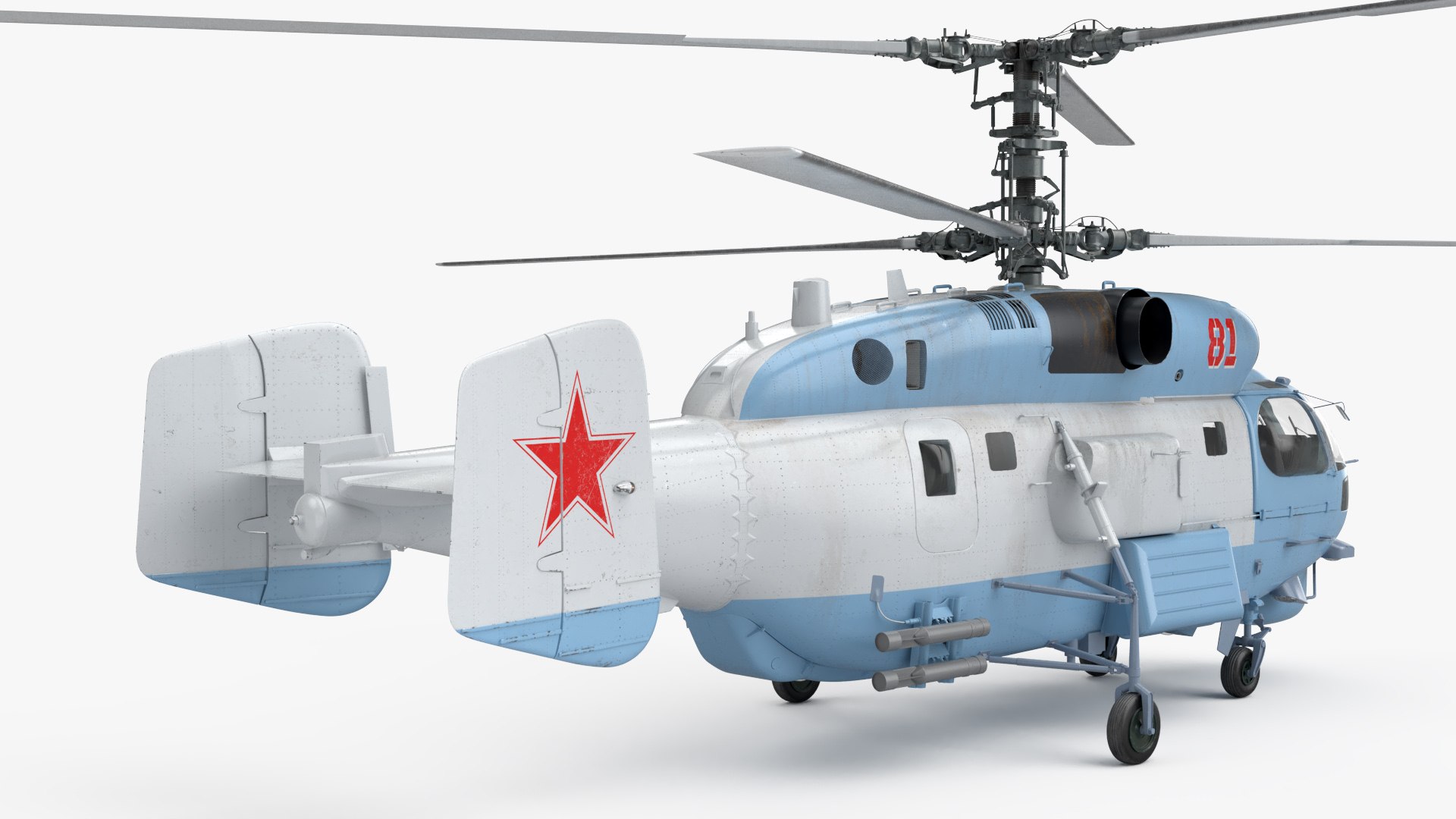 3D Model Soviet Kamov Ka-27 Helicopter With Interior - TurboSquid 2443726