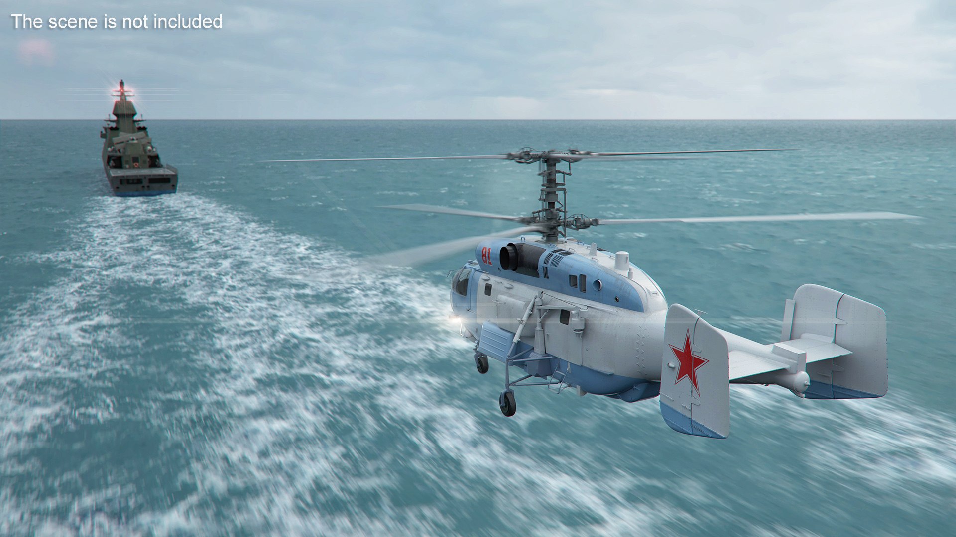 3D Model Soviet Kamov Ka-27 Helicopter With Interior - TurboSquid 2443726