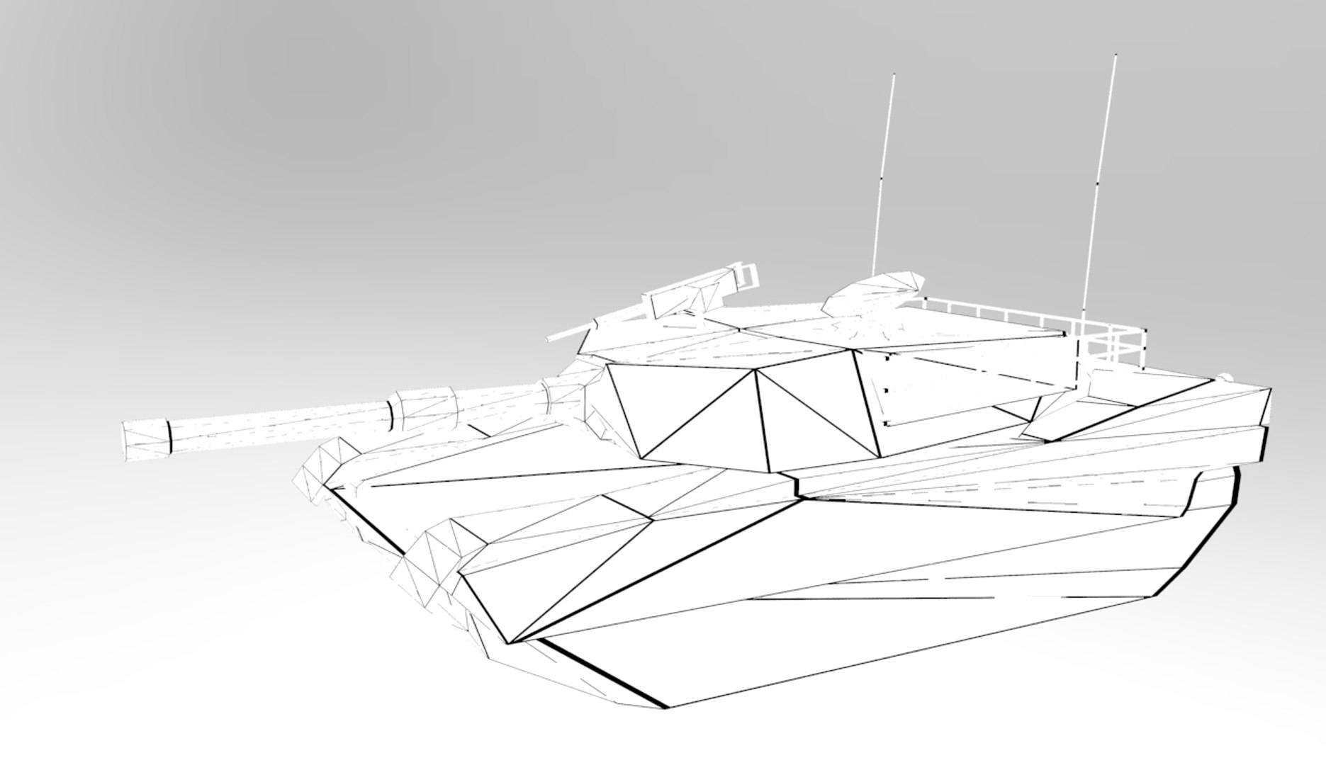 3d Model Tank