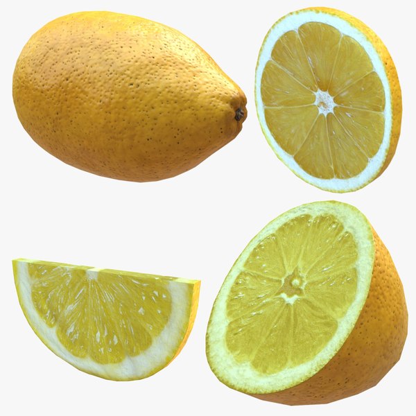 Set of Low Poly Lemons Modelo 3D - TurboSquid 2080235