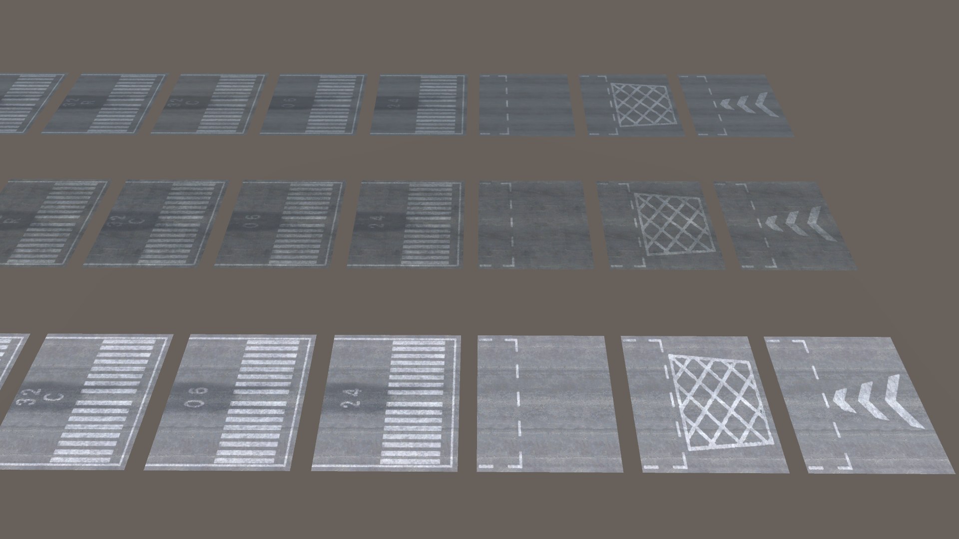 3D Airport Runway Textures - Modular - TurboSquid 1979402