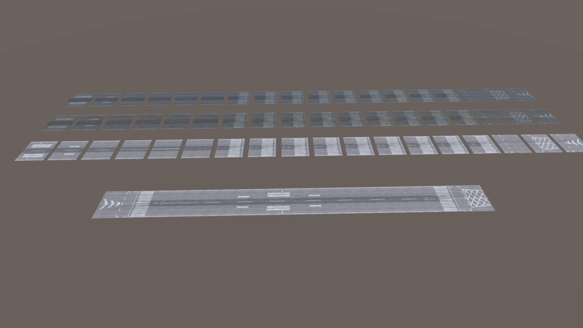 3D Airport Runway Textures - Modular - TurboSquid 1979402