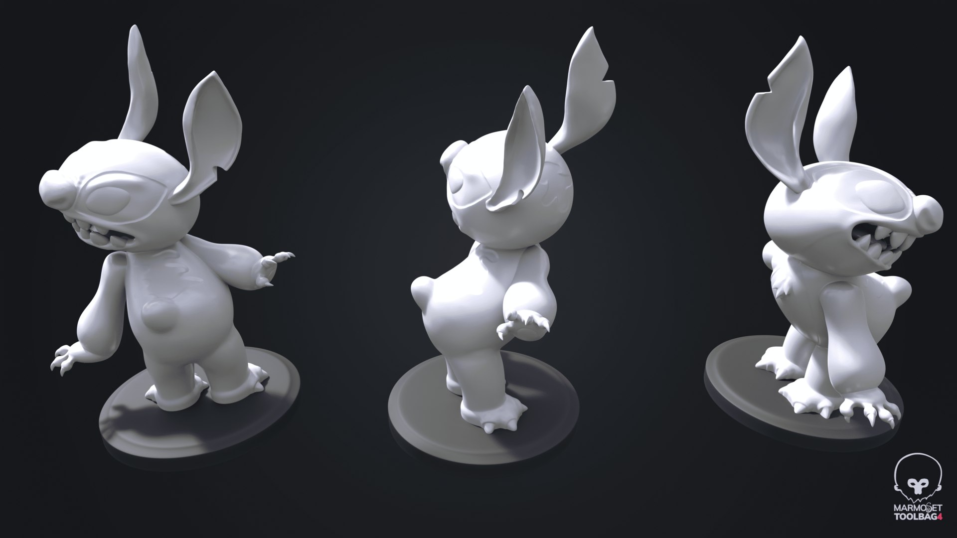 3D Stitch Stylized Model - TurboSquid 2412574