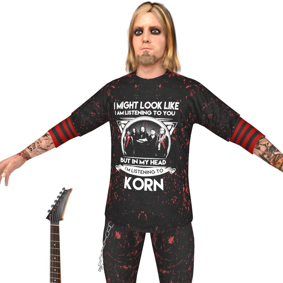 Guitar Player 3D Model - TurboSquid 1304686