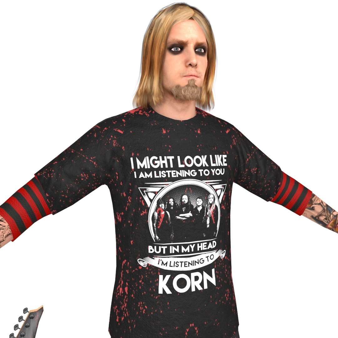 Guitar Player 3D Model - TurboSquid 1304686