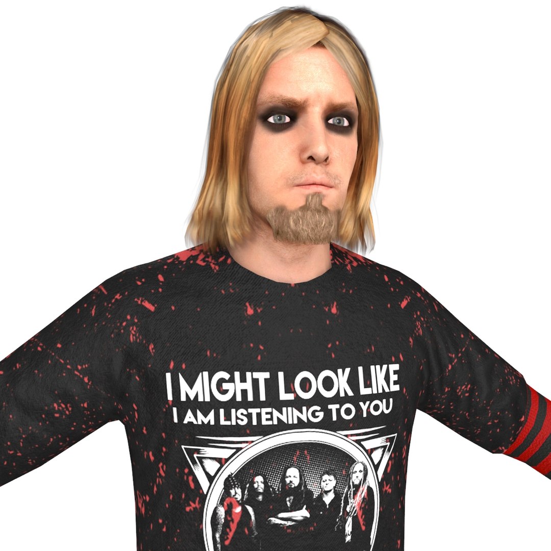 Guitar Player 3D Model - TurboSquid 1304686