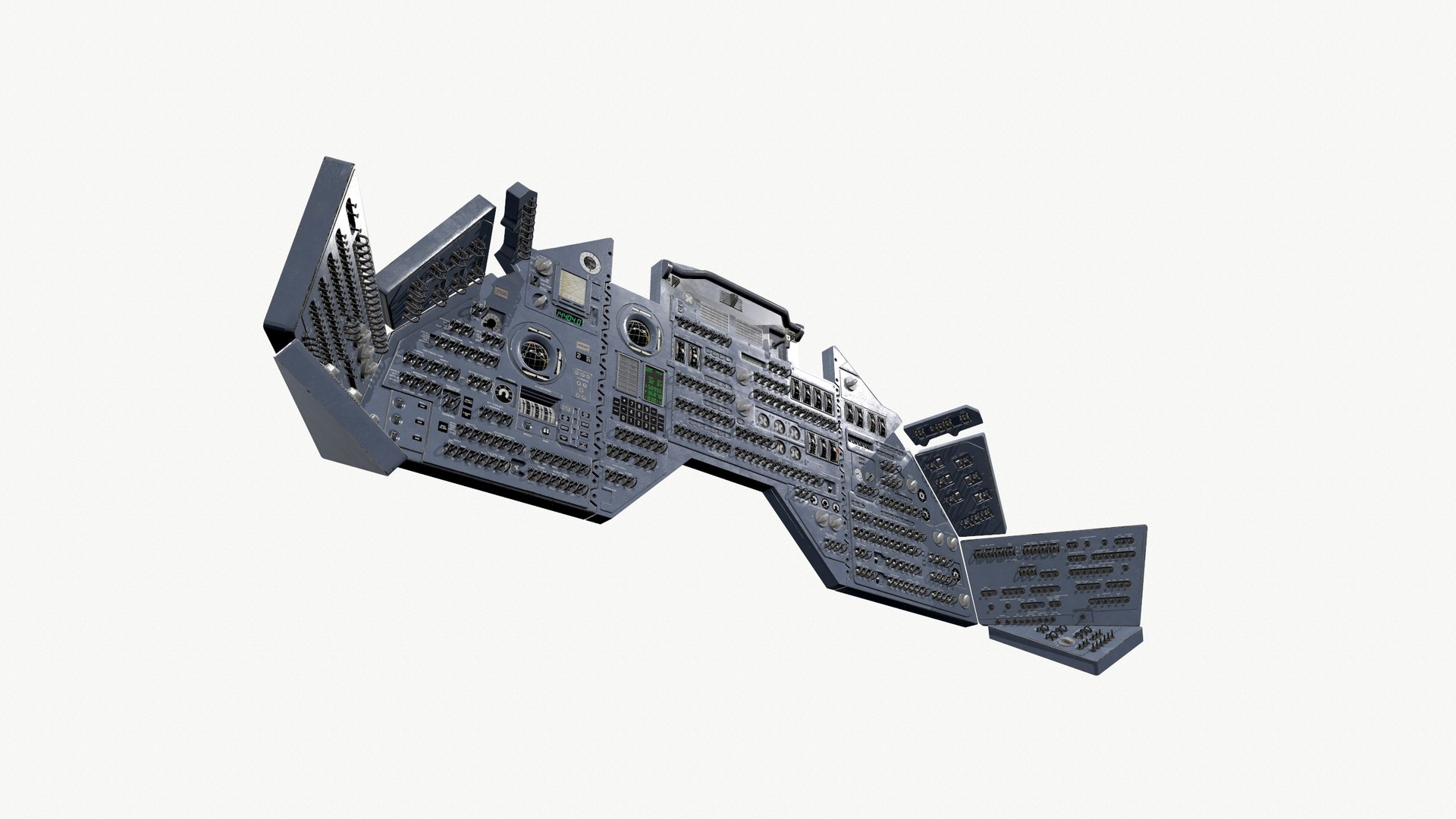 3D Model Apollo 12 Command Module Control Panel - TurboSquid 2118495