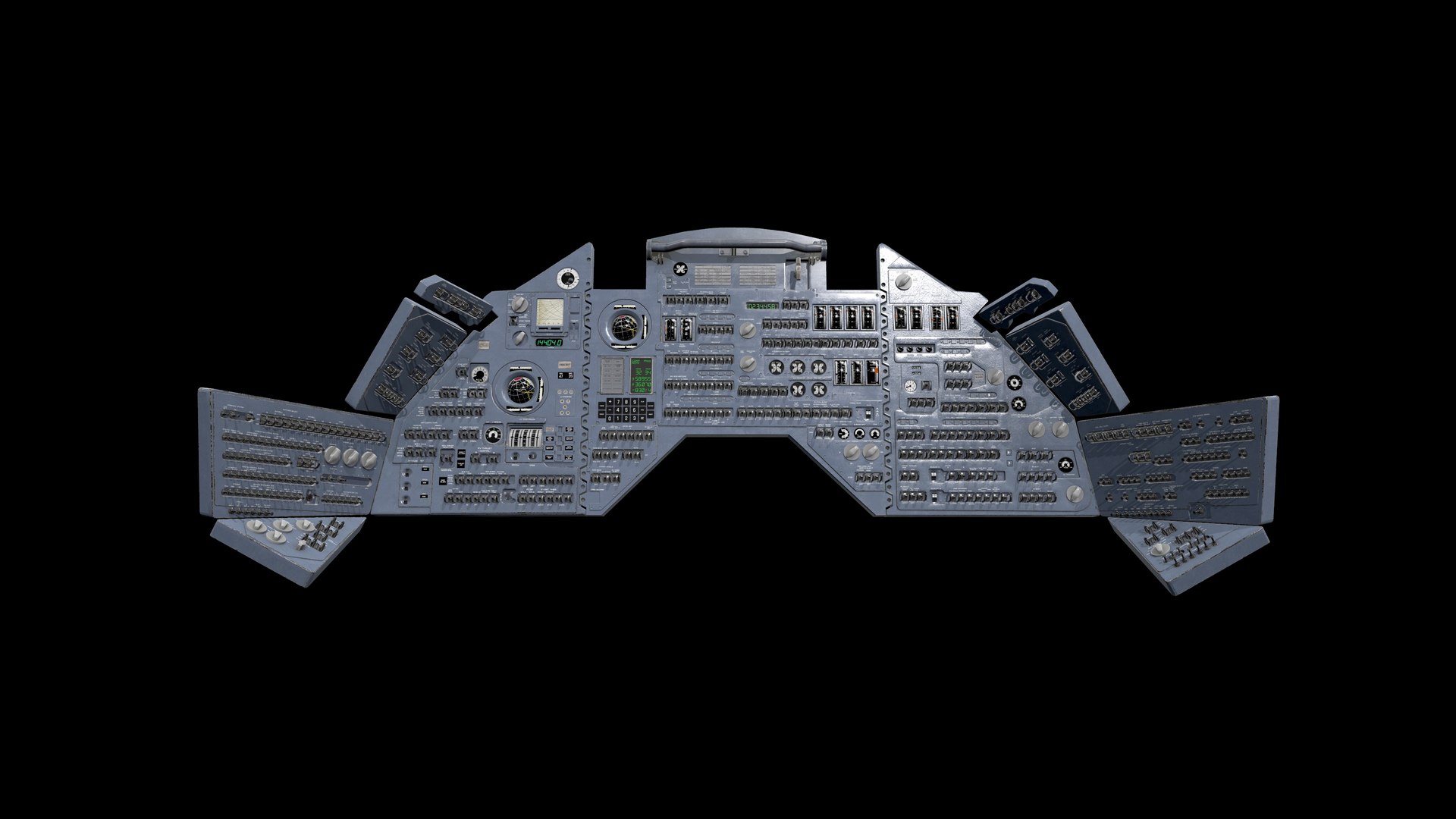 3D Model Apollo 12 Command Module Control Panel - TurboSquid 2118495