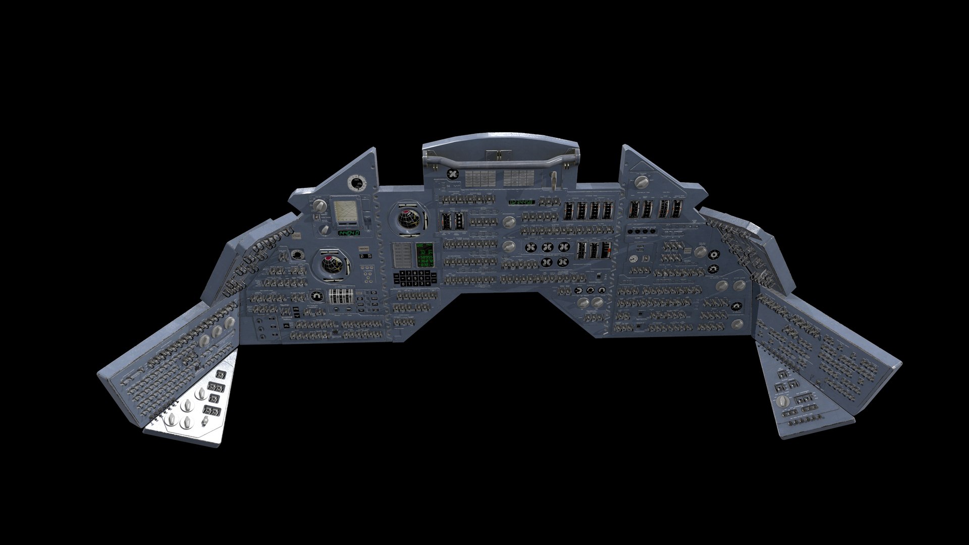 3D Model Apollo 12 Command Module Control Panel - TurboSquid 2118495