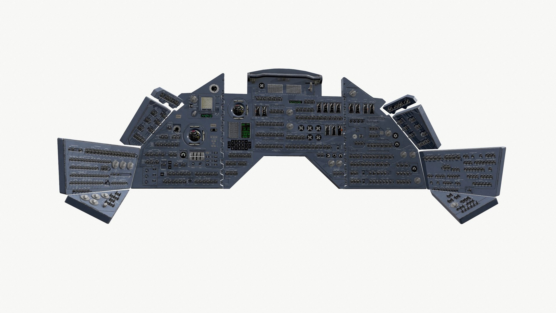3D Model Apollo 12 Command Module Control Panel - TurboSquid 2118495