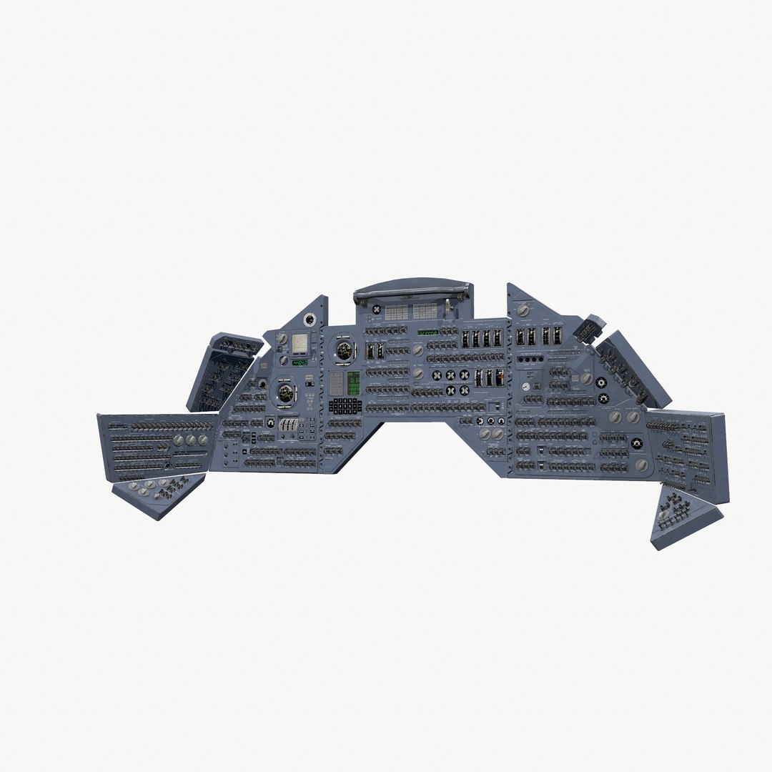 3D Model Apollo 12 Command Module Control Panel - TurboSquid 2118495