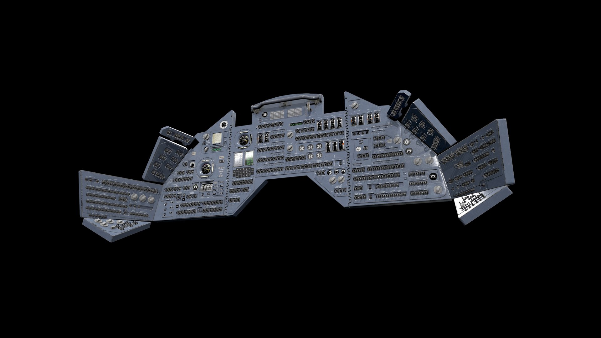 3D Model Apollo 12 Command Module Control Panel - TurboSquid 2118495