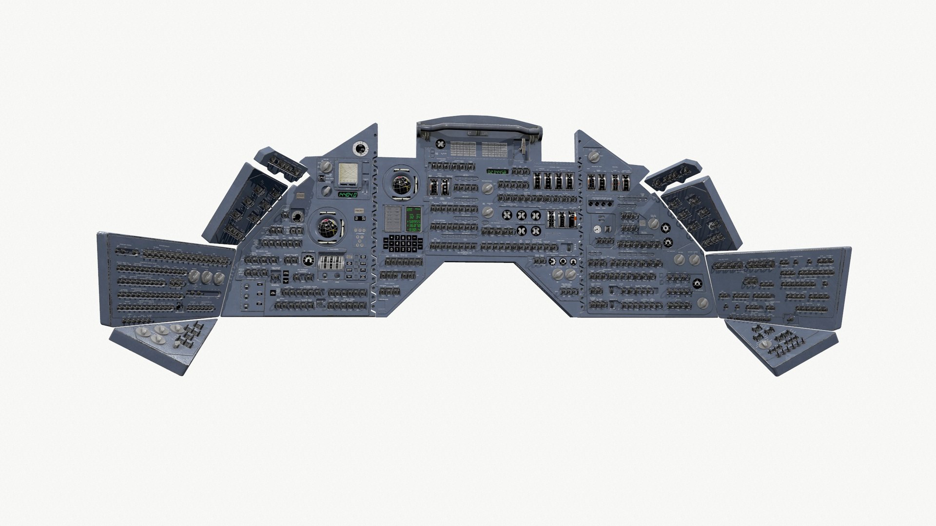 3D Model Apollo 12 Command Module Control Panel - TurboSquid 2118495