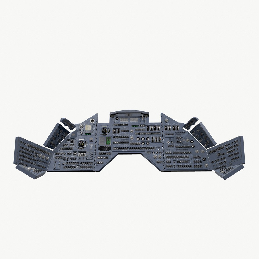 3D Model Apollo 12 Command Module Control Panel - TurboSquid 2118495