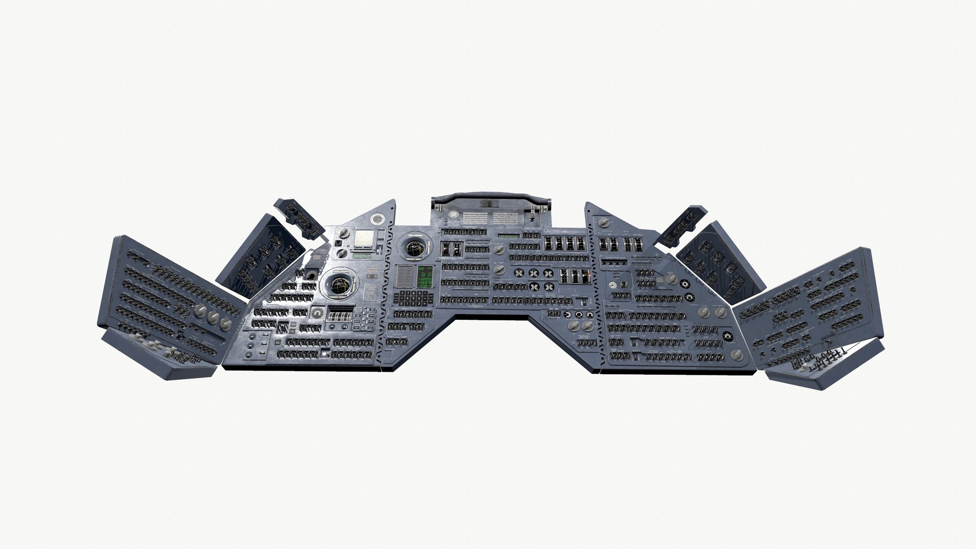 3D Model Apollo 12 Command Module Control Panel - TurboSquid 2118495