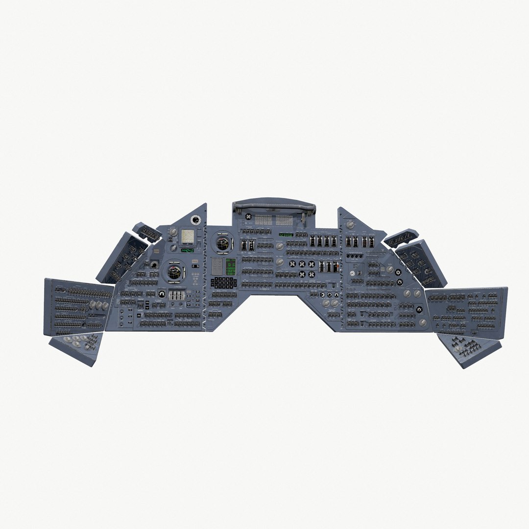 3D Model Apollo 12 Command Module Control Panel - TurboSquid 2118495