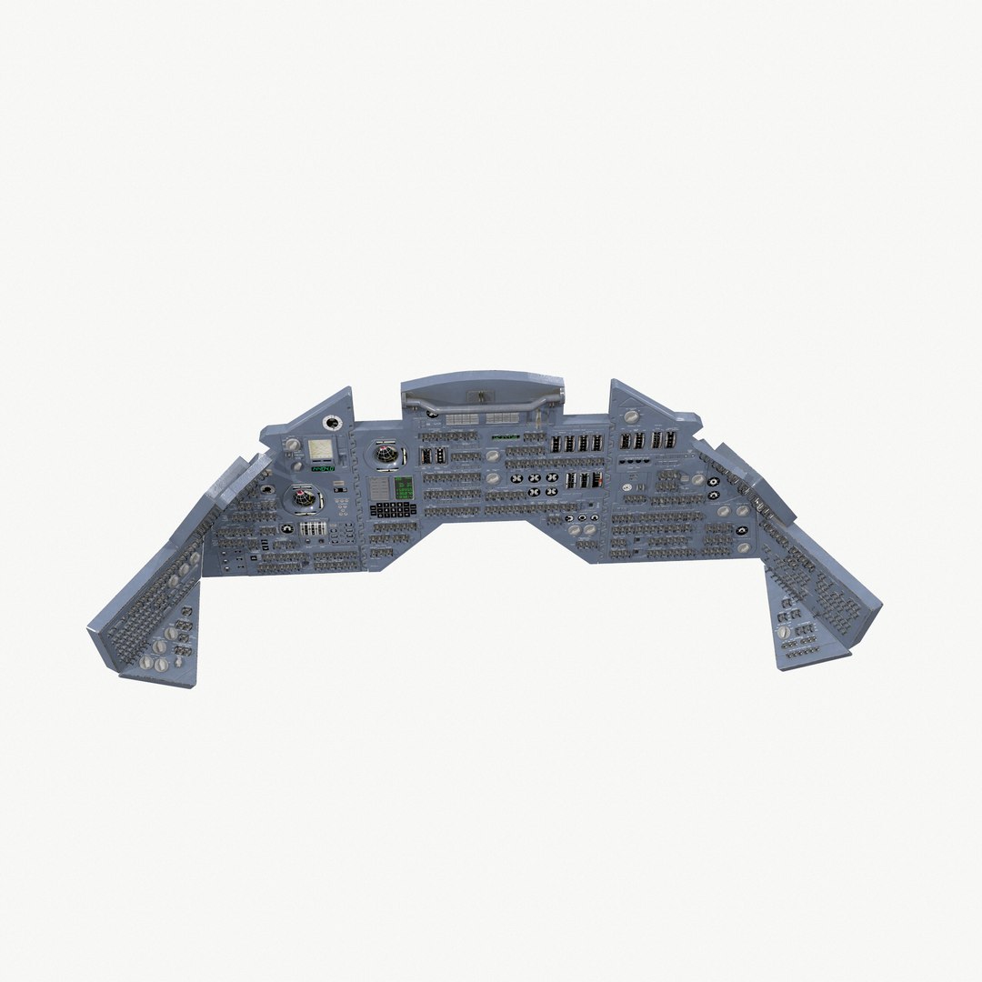 3D Model Apollo 12 Command Module Control Panel - TurboSquid 2118495