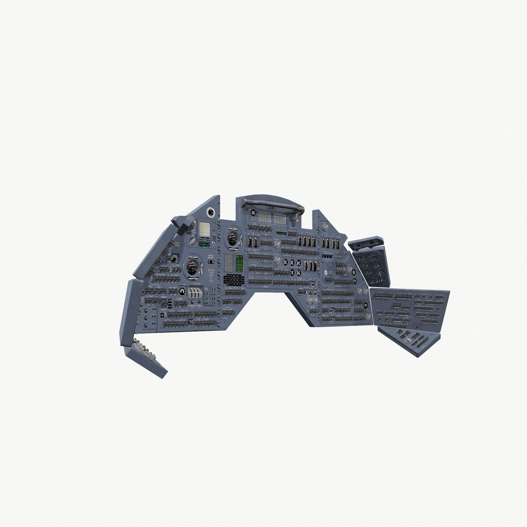 3D Model Apollo 12 Command Module Control Panel - TurboSquid 2118495
