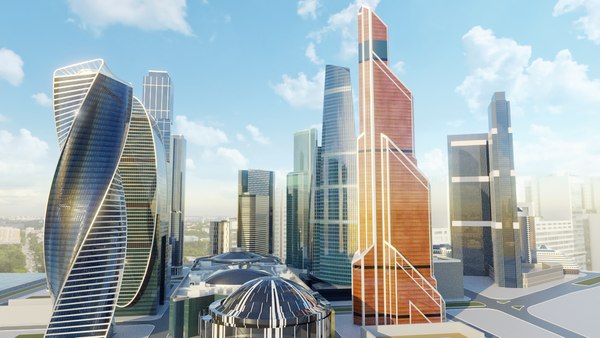 Moskau Stadt 3D-Modell - TurboSquid 1792366