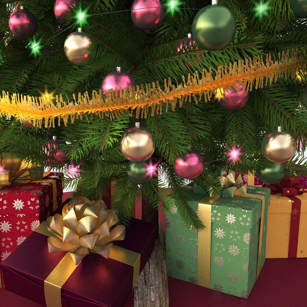 3d Model Christmas Tree V5
