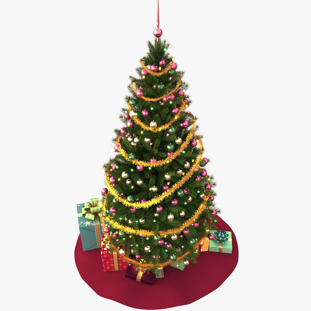 3d Model Christmas Tree V5
